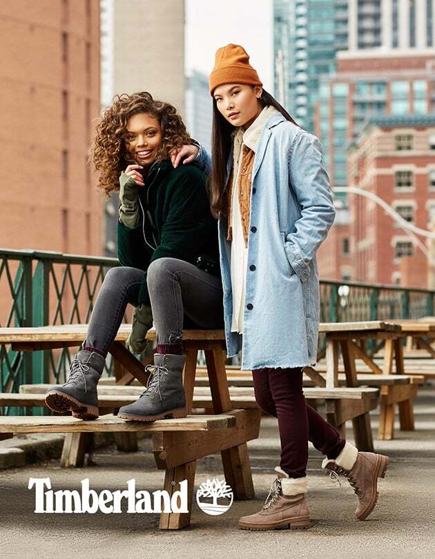 Alyssa Brady, Edith & Sofi featured in Timberland's Fall / Winter 2018 Campaign - Dulcedo